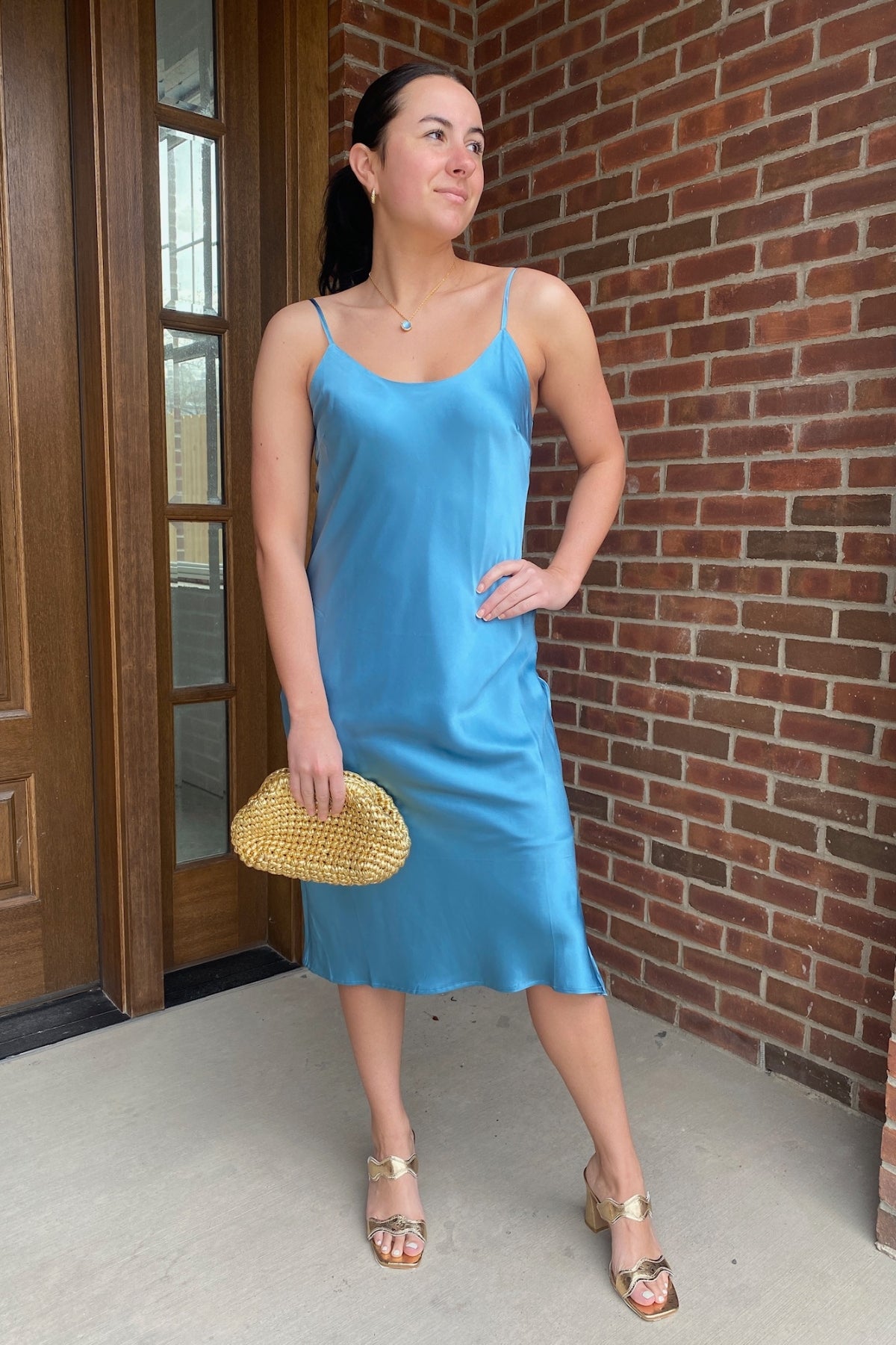 GOLD HAWK | Cameron Midi Dress – Half & Half Boutique